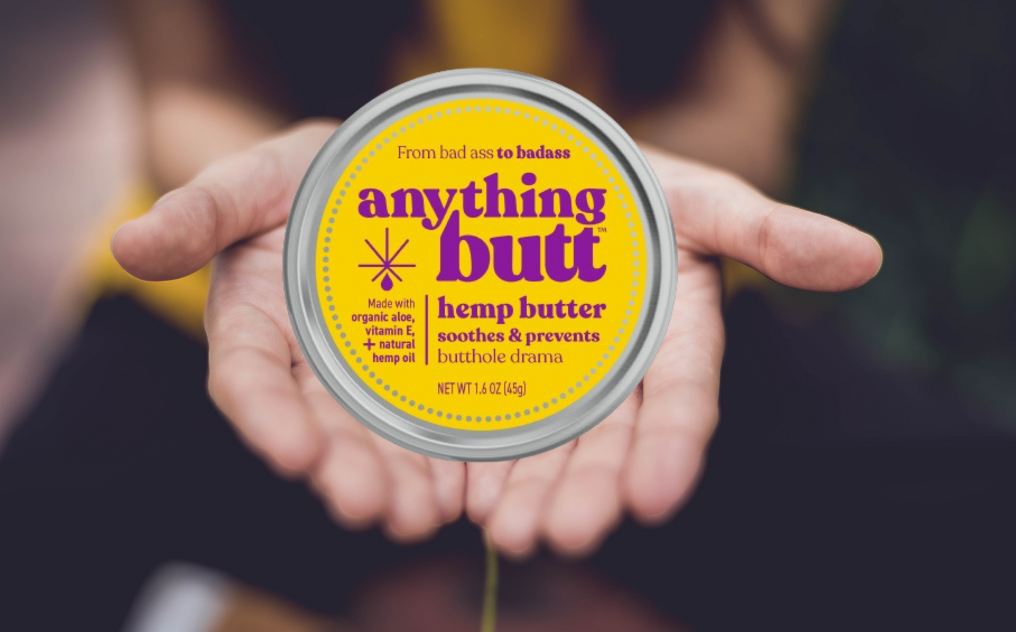 Anything Butt | Natural Butt Balm with Vitamin E, CBD, and Organic Oil ...